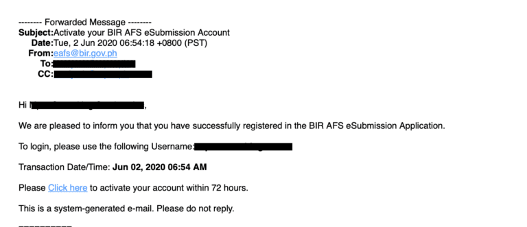 How to Use BIR eAFS?