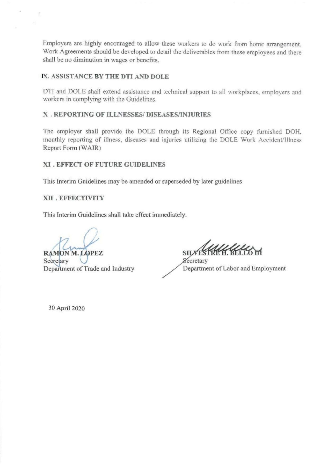 DOLE COVID-19 Guidelines to Keep Employees Safe Amid the Pandemic