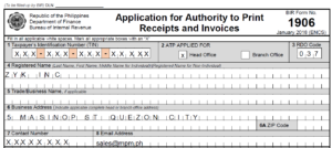 How to Get Official Receipt from BIR?