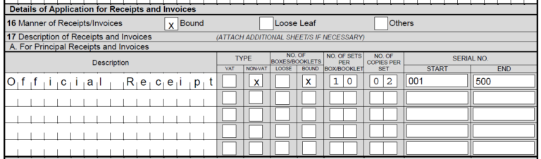 How to Get Official Receipt from BIR?